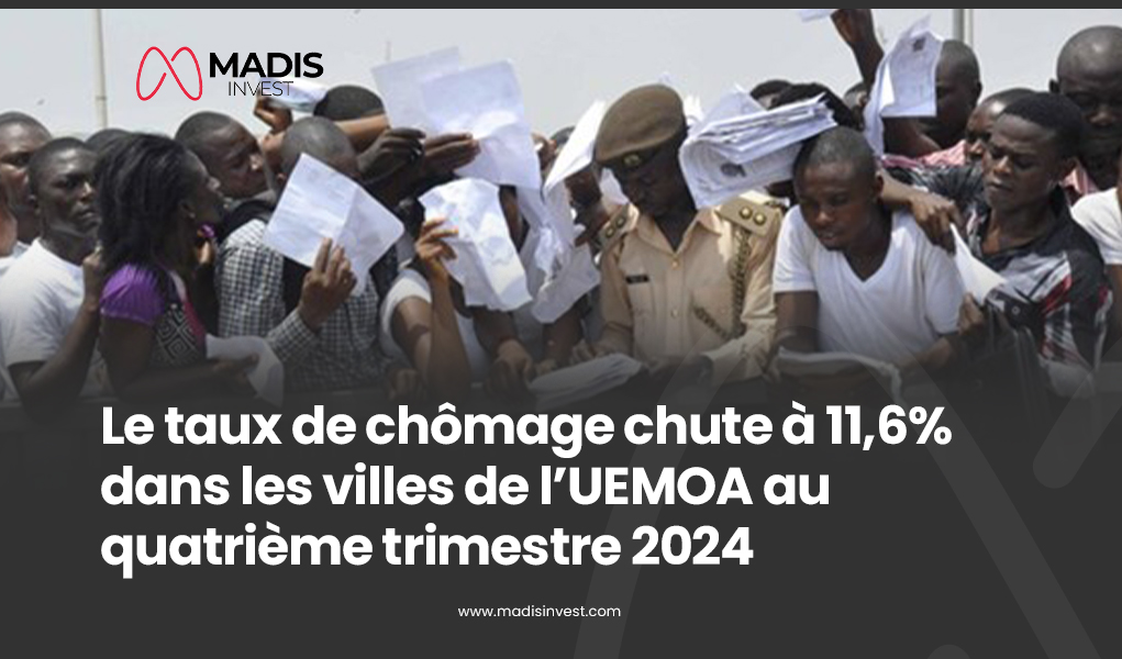 Actualité Économique - MADIS INVEST - Le taux de chômage chute à 11,6% dans les villes de l ...